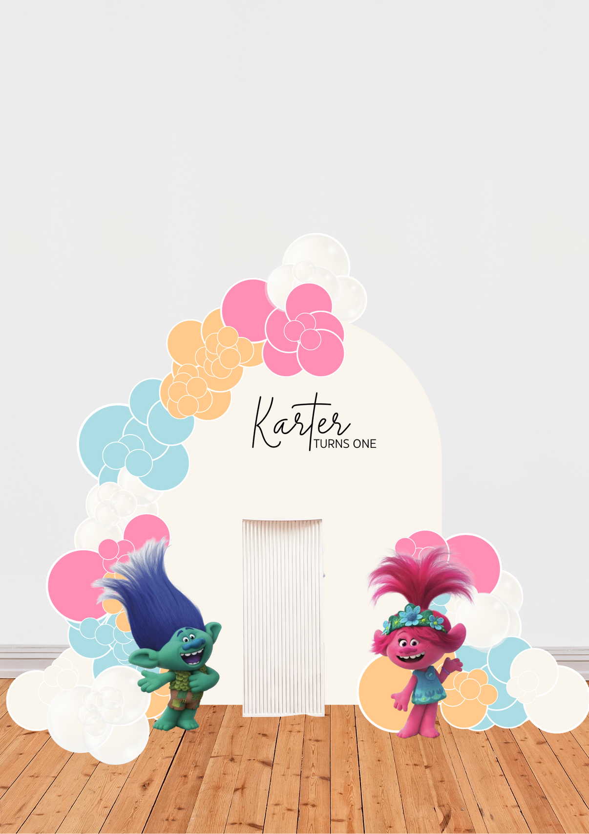 Themed Classic Arch - Trolls – letsbouncenz