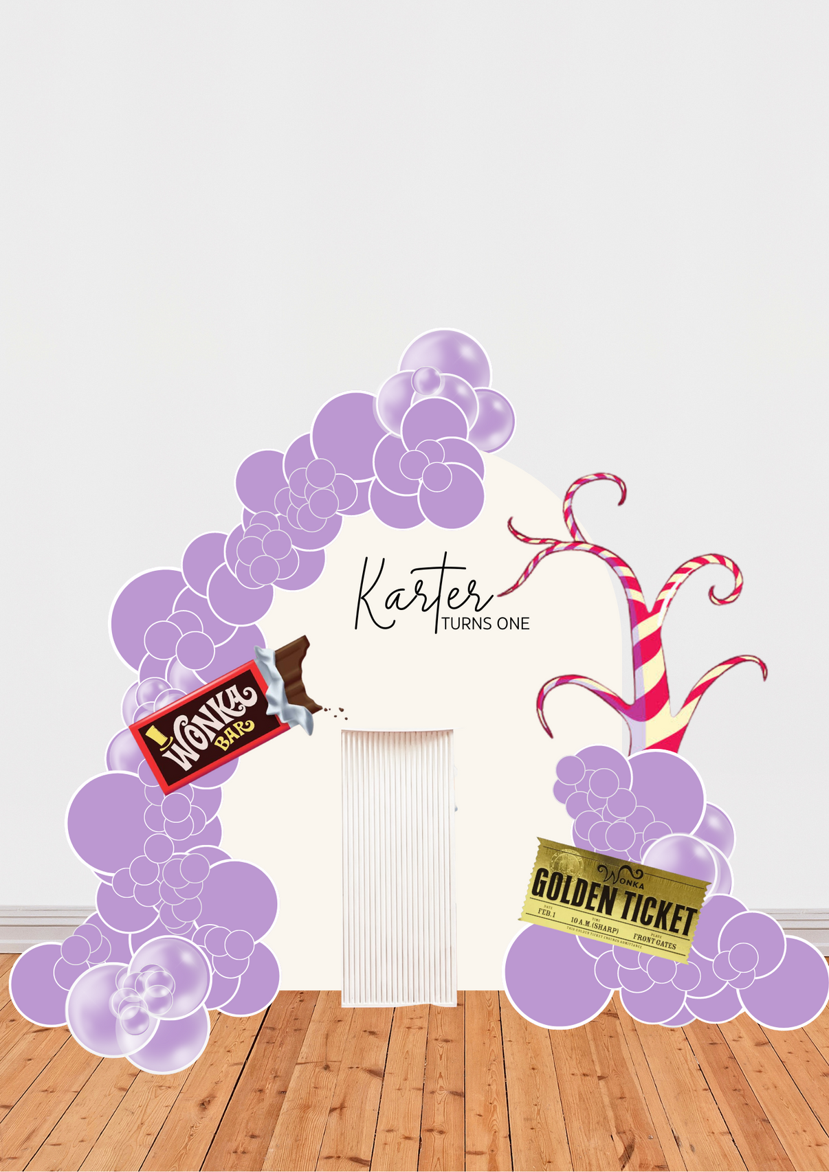 Themed Classic Arch - Willy Wonka – letsbouncenz